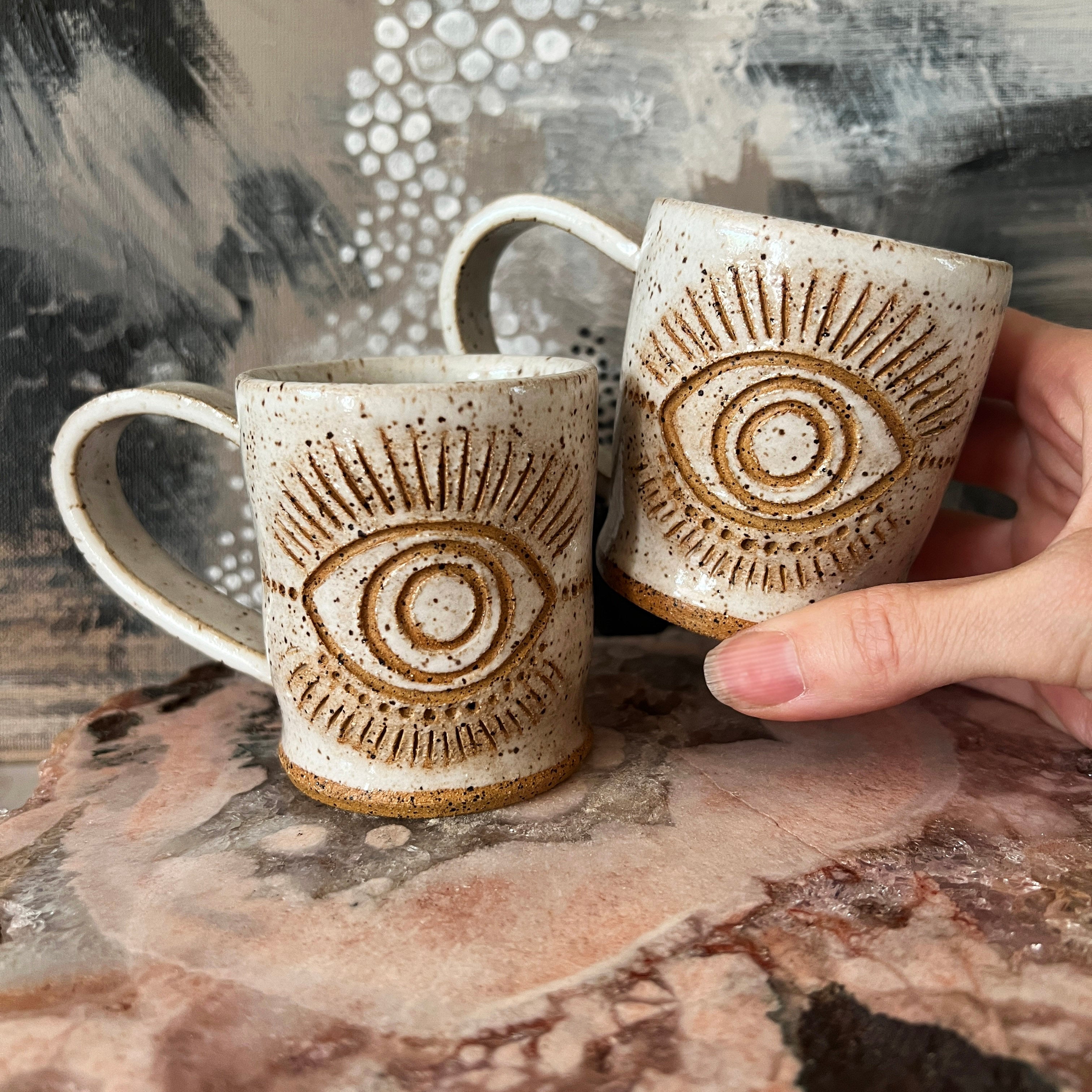Evil Eye Espresso Mugs – Bohemian Dreamer